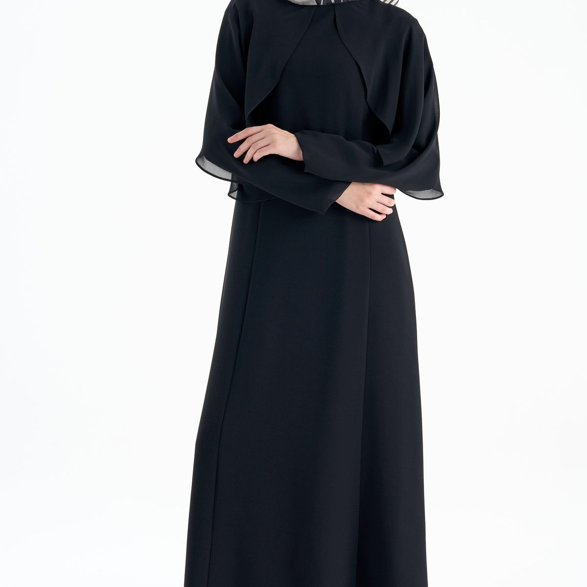 Chiffon Garnish Dress | Tuğba – TUĞBA